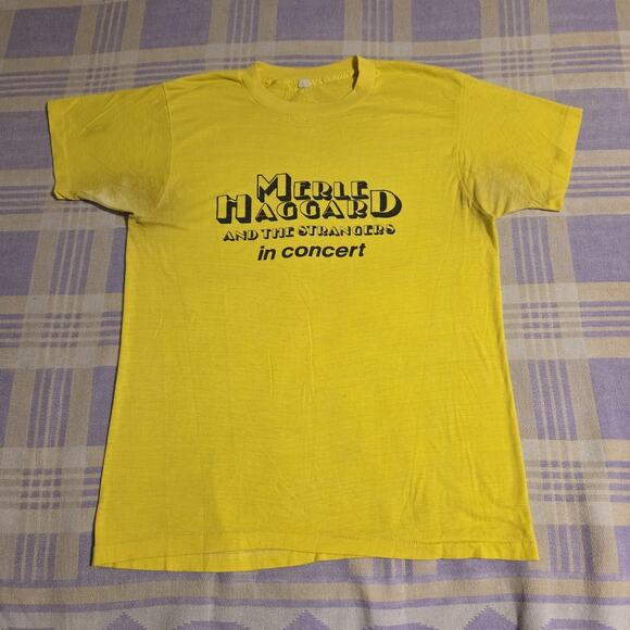 American Vintage | Shirts | Vintage 7s Merle Haggard And The Strangers ...